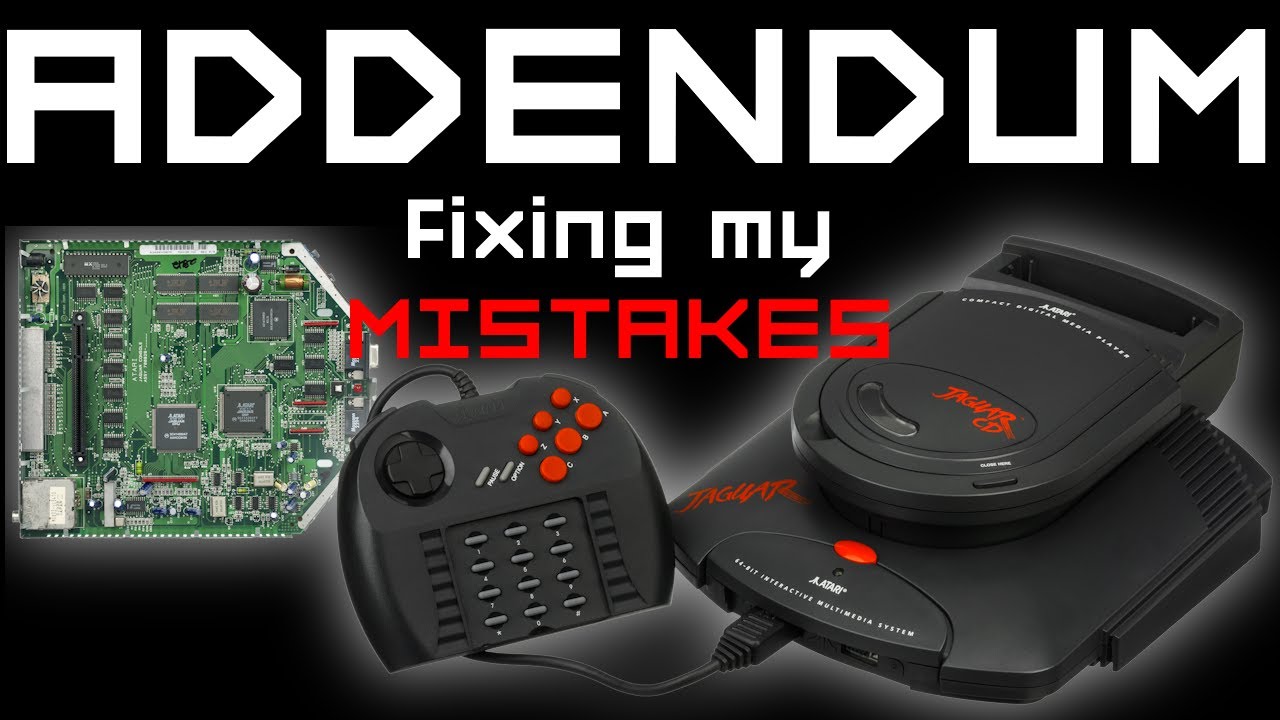 The Atari Jaguar's MANY hardware issues - ADDENDUM