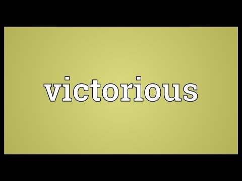 Victorious Meaning