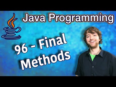 Learn Java Programming Tutorial 96 Final Methods - Mind Luster