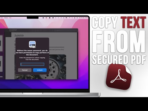 How to copy text from Secured PDF on Mac! [2 ways]