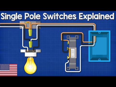 Single Pole Switch Lighting Circuits - How to wire a light switch