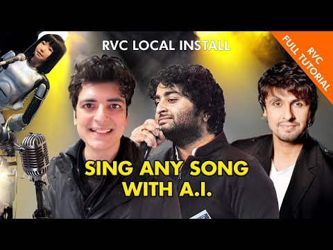 How to convert any song into your voice with RVC | A.I. से अपनी आवाज़ में कोई भी गाना कैसे बदलें