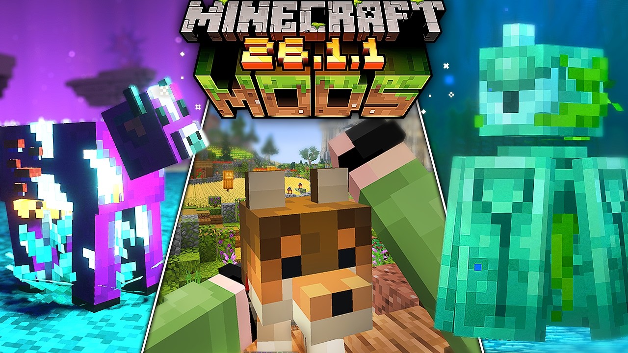 TOP 26+ Minecraft Mods for 26.1.1 (Forge/Fabric) | April 2026