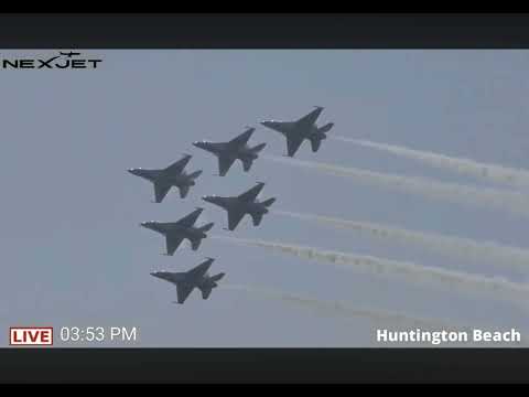 Pacific airshow, Huntington Beach California featuring the Thunderbirds