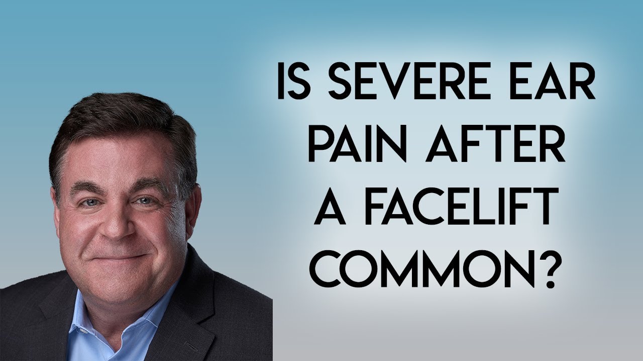 Post Surgery Ear Pain