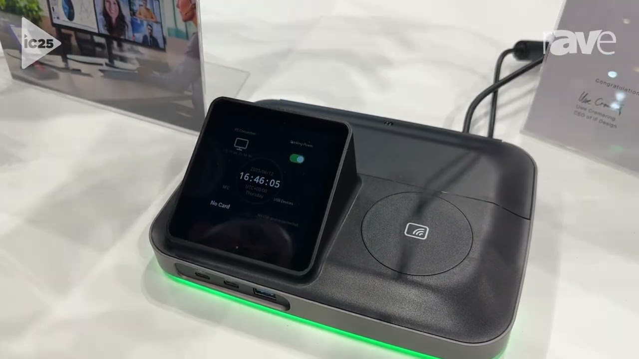 TDD-1000 BookBuddy Connect for Workspace Booking and Docking at InfoComm 2025