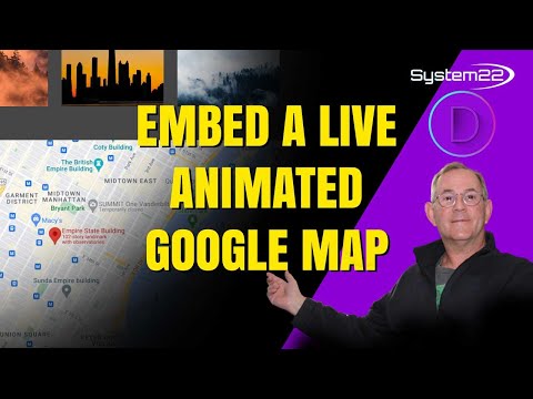 How To Embed Full Width Live Animated Google Map No API Key