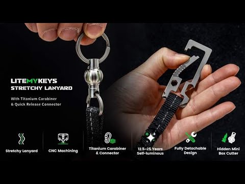 Now on Kickstarter: LiteMyKeys: Ultimate Solution To Lanyard Your Keys & Carries