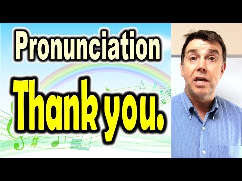 How to Pronounce "Thank you" [ ForB English Lesson ]