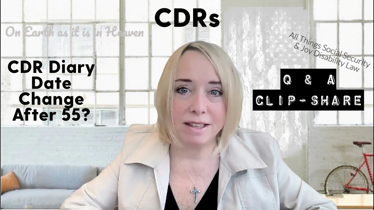 CDR Diary Date Change After 55?