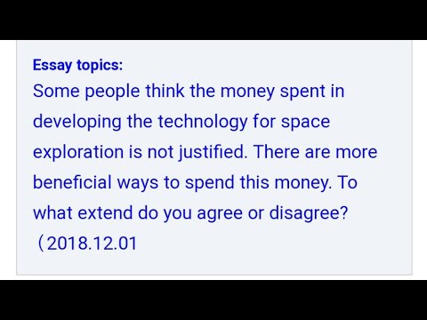 space exploration//task 2 // ielts// writing// essay