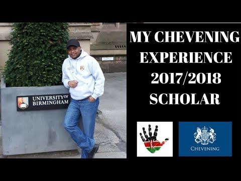 'CHEVENING MADE MY DREAM COME TRUE!' - ERIC NJOROGE 2017/2018 SCHOLAR