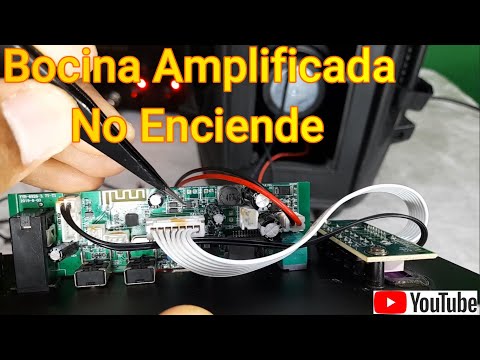 Bocina Amplificada NO ENCIENDE mira como solucionamos esta falla fácil y sencillo electrónica Vargas