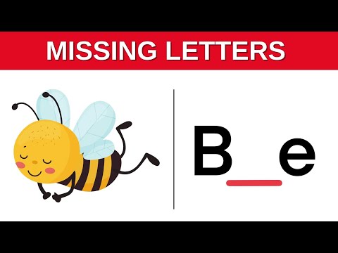 π Missing letters - complete the words with the missing letter, fill in the missing letter