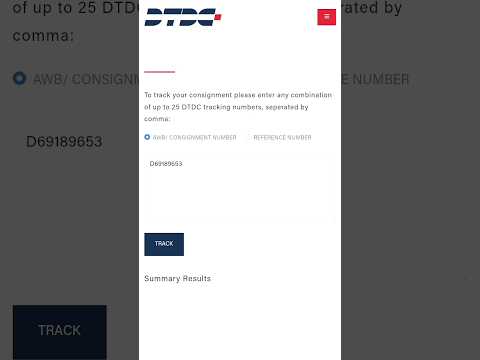 How to track your shipment of dtdc#dtdc