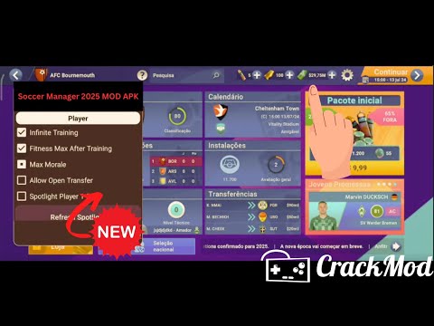 Soccer Manager 2025 MOD Menu APK Hack v2.2.2 - Unlimited Money & Free Upgrades & Update Download!