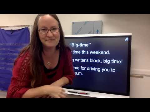 English Tip: Big Time