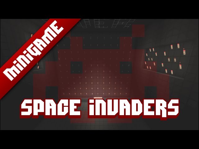 Space Invaders Minecraft Map