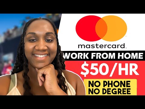 MASTERCARD REMOTE WORK FROM HOME JOBS| NO DEGREE NO PHONES GREAT PAY