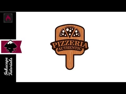 Inkscape Tutorial: Create a Pizzeria Pizza Restaurant Logo (Episode #69) @ Ardent Designs