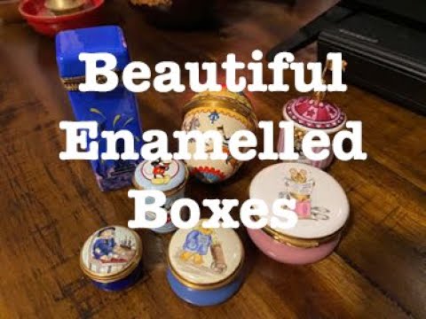 ENAMELLED BOXES | LIMOGES, CRUMMELS, HALCYON, STAFFORDSHIRE