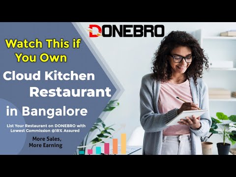List your Restaurant, Cloud Kitchen, Hotel or Dark Kitchen on DONEBRO - Bangalore