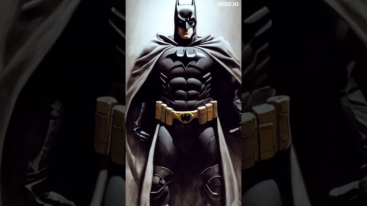 This is an A.I. generated image of Batman