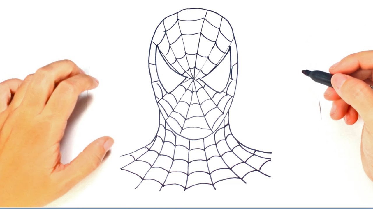 Cómo dibujar a Spiderman paso a paso | Dibujo facil de Spiderman