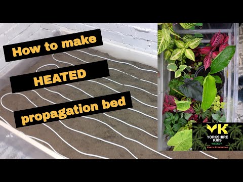 Creating a heated propagation bed