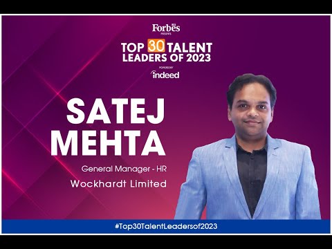 Forbes India Presents Top 30 Talent Leaders of 2023 powered by Indeed | Satej Metha