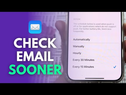 How To Get iPhone To Check Email More Often