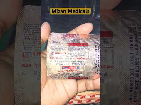 Nam Cold Tablet: Uses, Dosage, Side Effects, and Precautions | Mizan Medicals #oralwellness #foryou