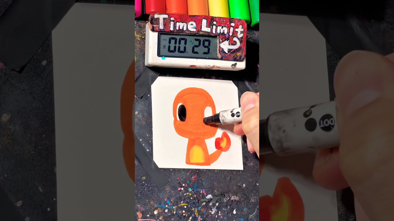 Drawing Charmander (Sprunki) 50Sec
