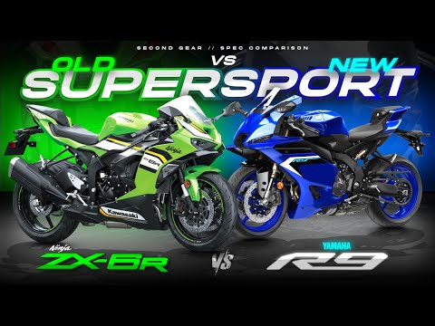 2025 Yamaha R9 vs Kawasaki Ninja ZX-6R ┃ NEW vs OLD Gen Supersports!