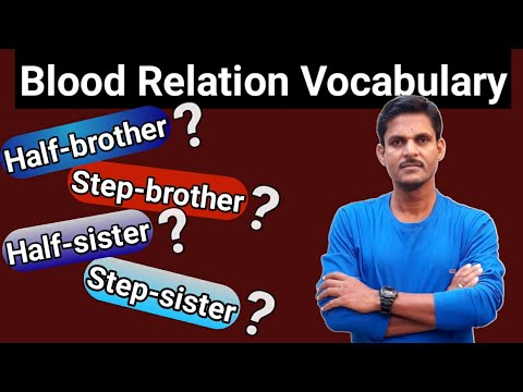 Meaning Difference: Half-brother Vs Step-brother || Half-sister Vs Step-sister