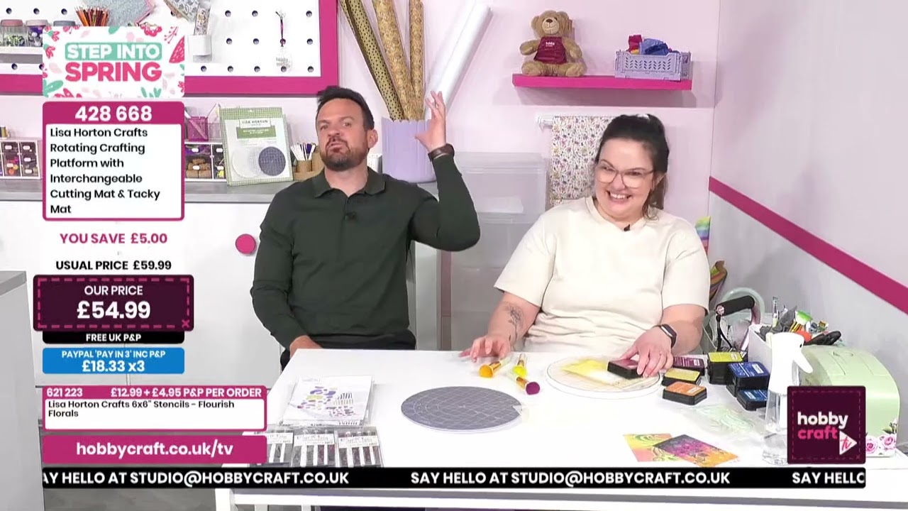 The Rotating Crafting Platform from Lisa Horton Crafts