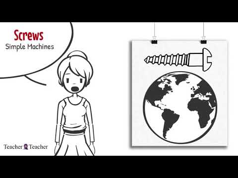 What is a screw? Simple Machines #sciencelessons #simplemachines #education