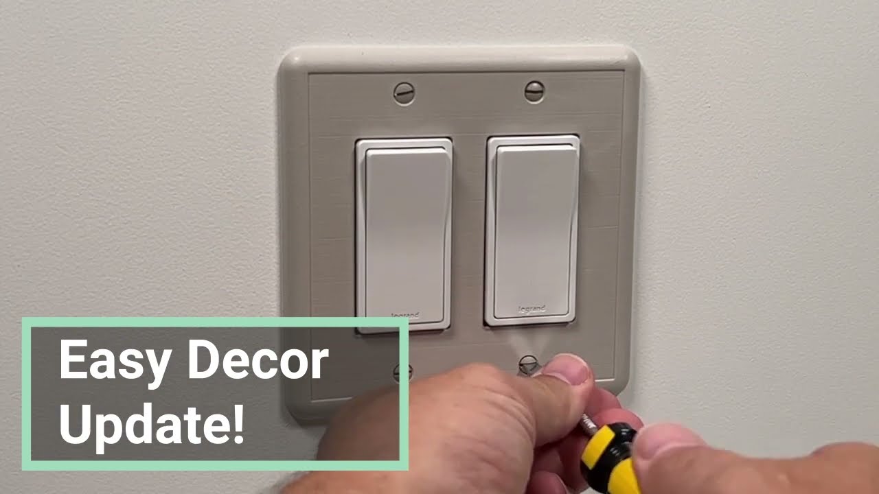 QDECOR Decorative Switch Plate Covers