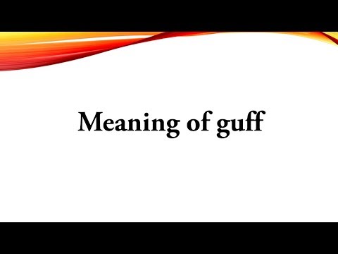 Meaning of Guff