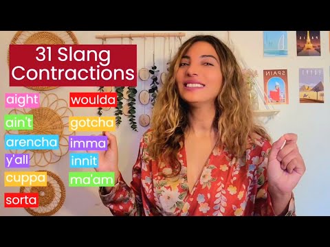 Slang Contractions You Must Know + Pronunciation Practice & Tips #idiomsandphrases #pronunciation