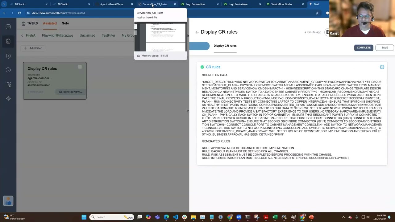 Low-Code Agentic Workflow Builder In Action