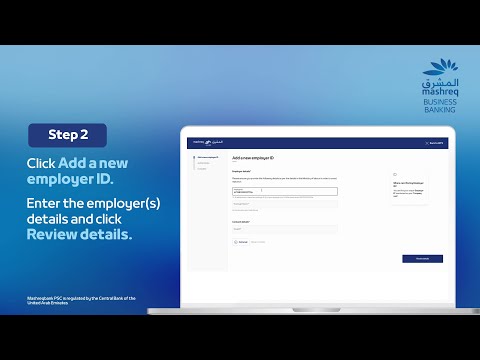 Bank With Ease - Set up Wages Protection System (WPS) for Mashreq Business Account | Mashreq UAE