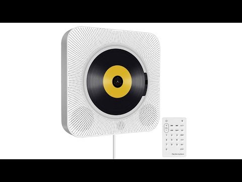 Best portable cd player | Portable CD Player with Bluetooth | FM Radio, Wall Mountable CD Player