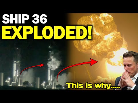 SHIP 36 EXPLOSION! Something Weird Happened to S36 Static Fire Test! Massey Test Site Wiped Out!