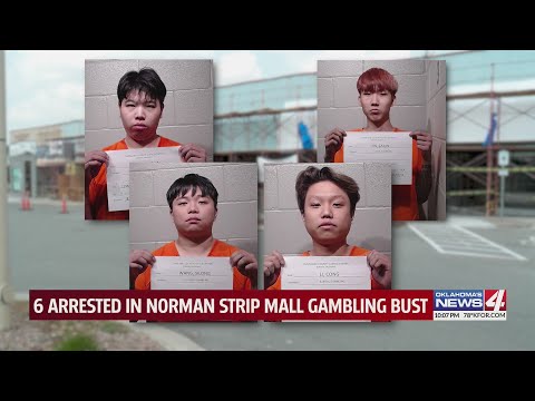 Norman police bust illegal gambling operation in strip mall, six arrests made so far