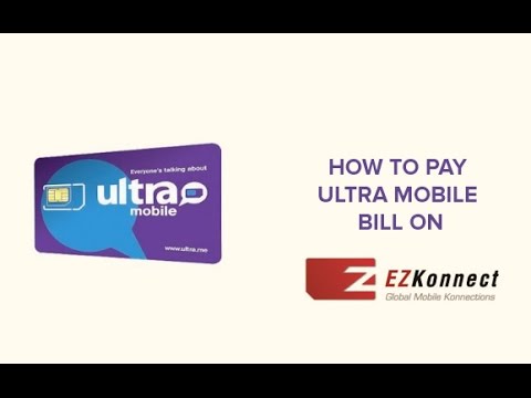 How To Pay Ultra Mobile Bill On EZKonnect.com