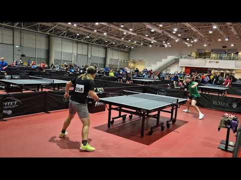 ITTF World Masters Table Tennis Championships Veterans 2024, HOEHL, Michael (GERMANY), 1.set.