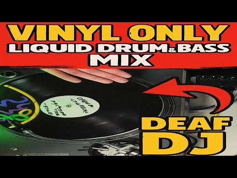 Deaf DJ Spinning Liquid Drum & Bass Vinyl Only | Mind-Blowing Set! - Pioneer DJM-300-S