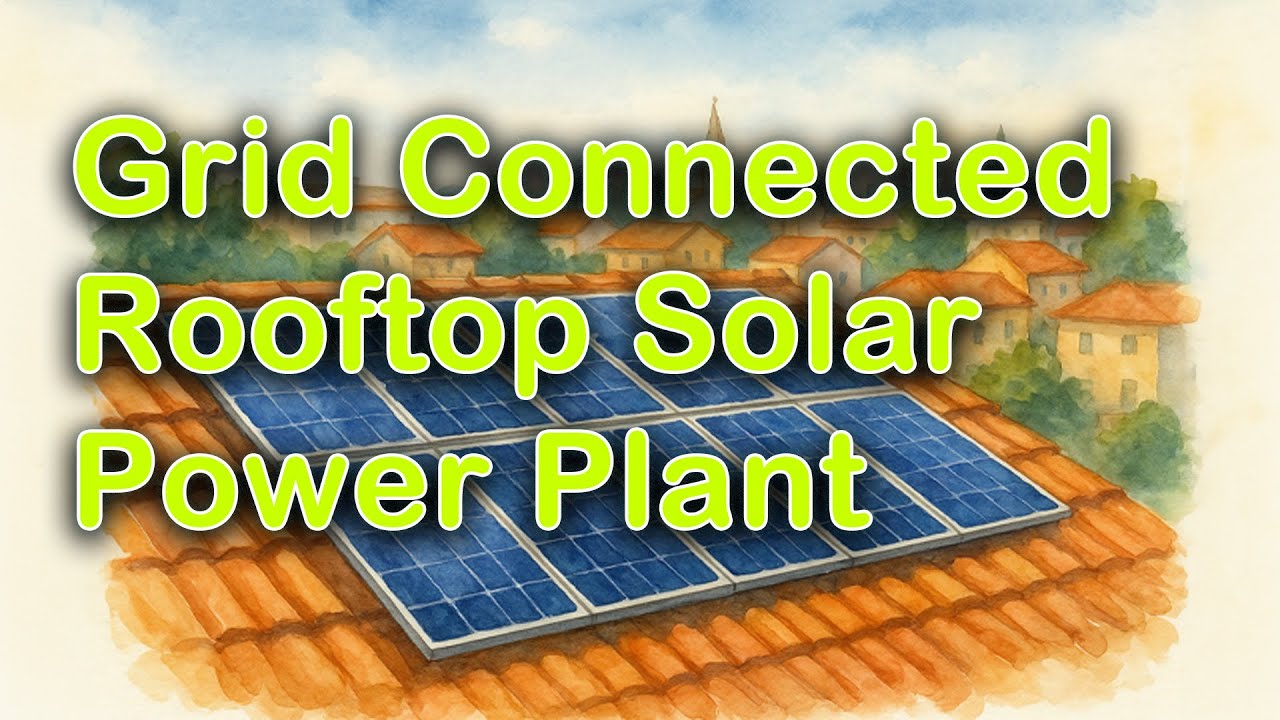 How a Grid-Connected Solar PV System Works | Step-by-Step Explanation
