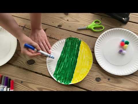 How to make your own guitar- An art project for kids